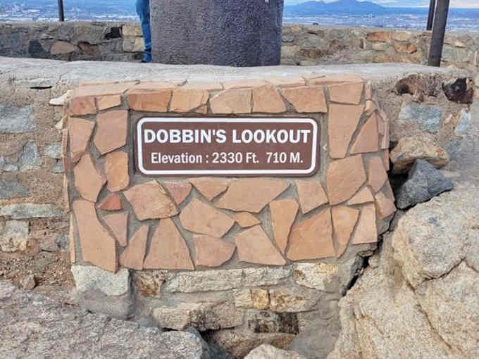 At 2,330 feet, you're standing higher than most Phoenix problems, which suddenly seem remarkably smaller from here.