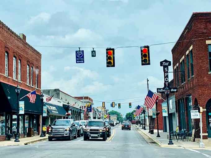 Downtown streets where you can actually find parking and won't need a second mortgage for the meter.
