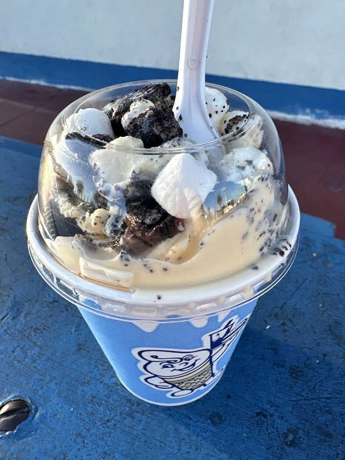 Even the junior size delivers serious satisfaction, perfect for kids or adults practicing admirable but ultimately futile restraint.