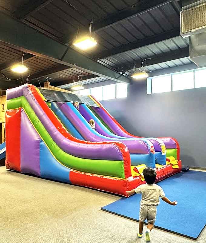 These rainbow slides prove that gravity can be fun when you're not falling down the stairs at home.