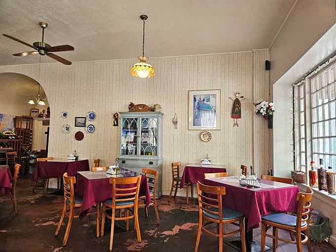 The vintage European charm mixed with casual Florida vibes creates an atmosphere that feels like home immediately.