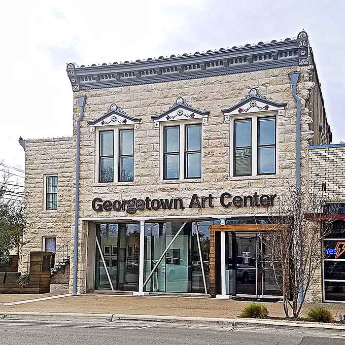 Historic limestone meets contemporary glass, blending eras like a perfectly mixed architectural cocktail on the square.
