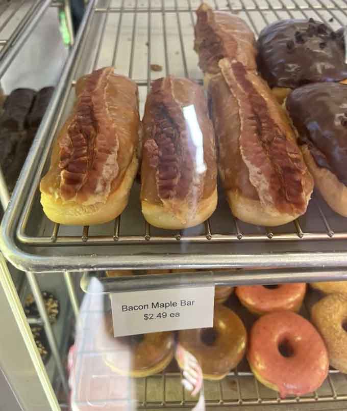 Bacon maple bars that successfully answer the age-old question: can breakfast meat improve a donut? Absolutely yes.