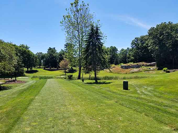 Guilford Lakes Golf Club spreads out in manicured perfection, tempting even non-golfers to give it a swing.