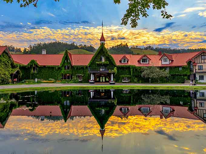 Alpine elegance reflected in still waters, creating a scene your camera roll has been desperately waiting for.