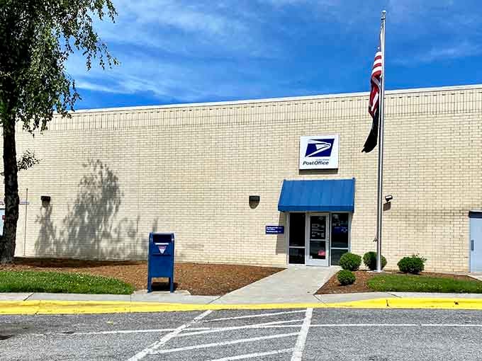 Even the post office looks charming here, which is saying something considering how most of us feel about mailing packages.