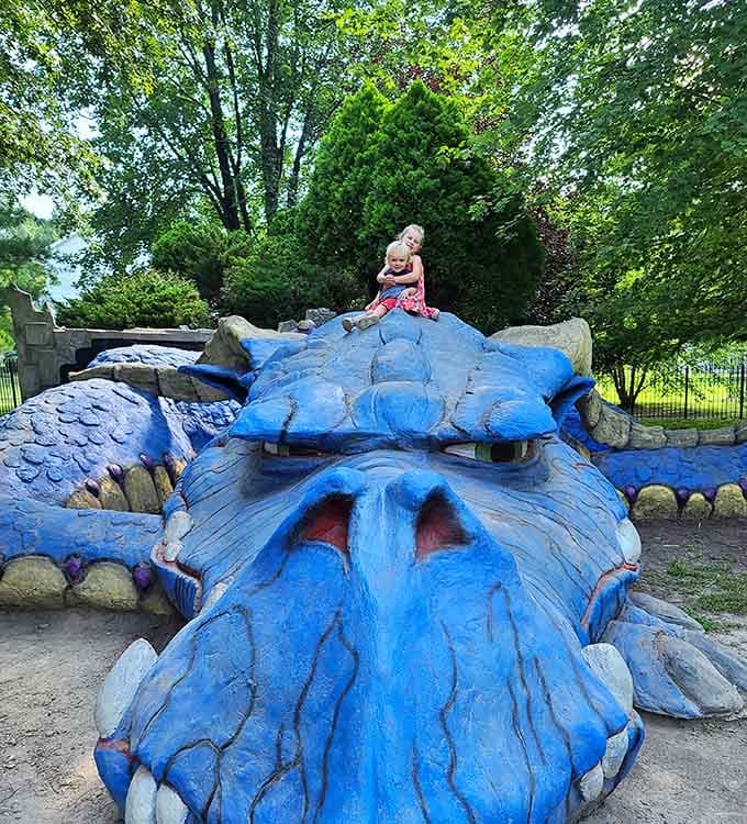 Young adventurers conquer the dragon's back, creating memories that'll outlast any theme park visit and cost considerably less too.