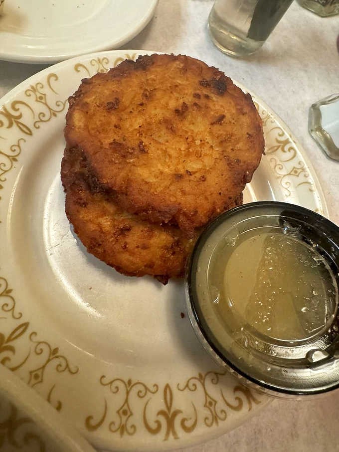 Potato pancakes so crispy and golden they could make a latke jealous, served with applesauce perfection.