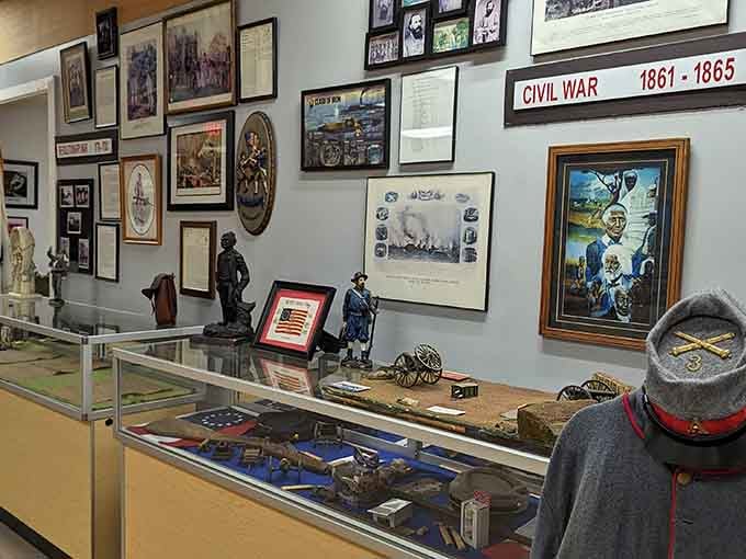 G.I. Joe's Military Living History Museum displays artifacts that honor service members across generations of American conflicts.