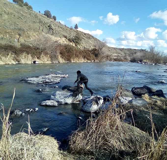 Link River Trail adventures include actual rocks to navigate, making nature accessible without requiring mountaineering certification.