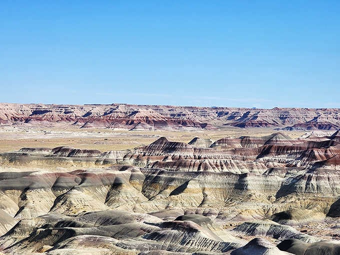 The sweeping vista proves that Arizona keeps its best secrets hidden in plain sight along quiet country roads.