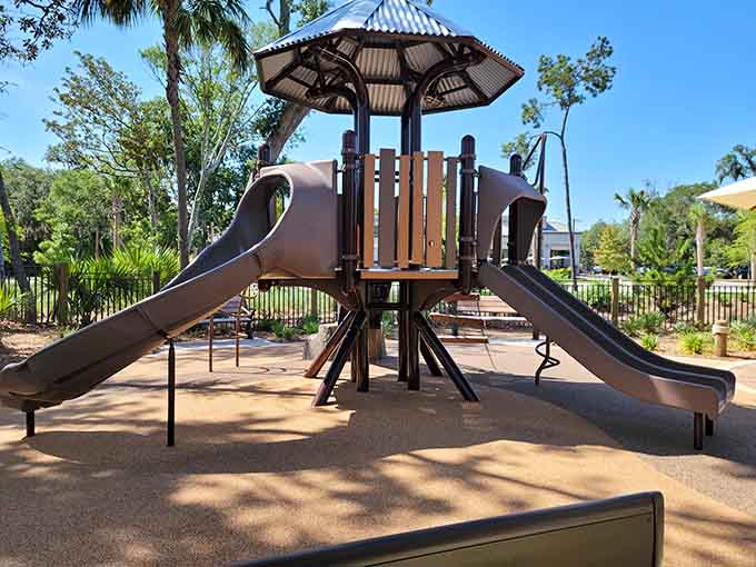 Smaller structures cater to younger adventurers who aren't quite ready to captain the big ship but still crave excitement.