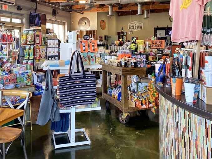 A gift shop inside a cafe means you can buy a souvenir of your excellent meal immediately.