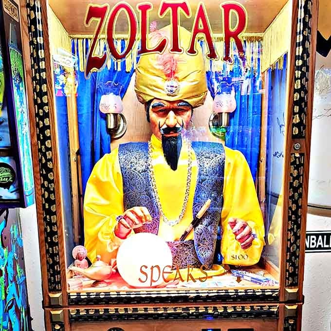 Zoltar knows your future, and spoiler alert: it involves spending more time at this arcade immediately.