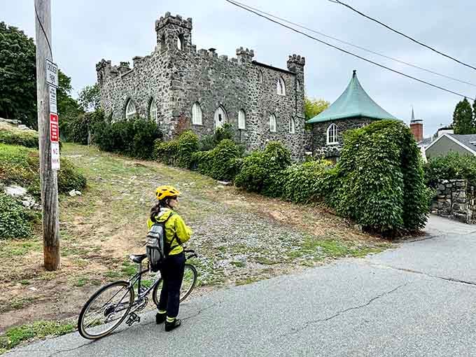 Castle ruins on a hillside? In Massachusetts? This Gothic folly proves New England has always embraced whimsy.