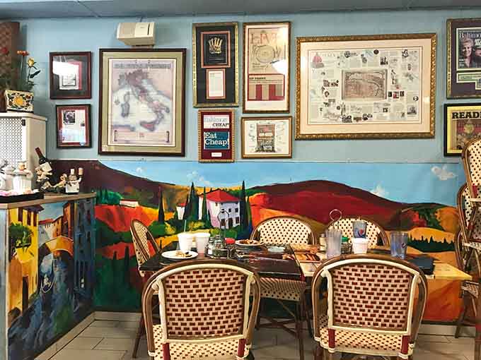 The walls are a love letter to Italy and Baltimore, decorated with memories spanning generations of happy diners.