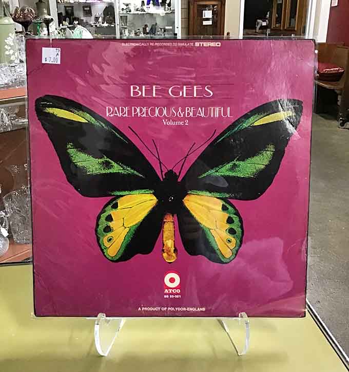 The Bee Gees on vinyl, rare and precious, ready to make your turntable sing those falsettos again.