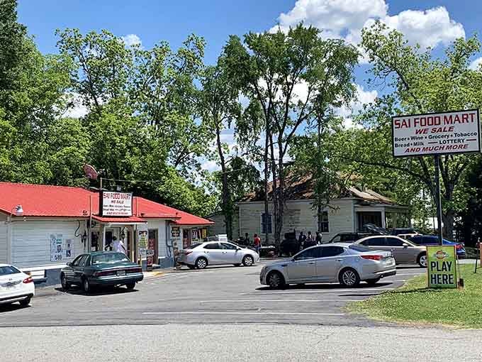 This unassuming roadside spot serves up authentic Georgia barbecue with the kind of no-nonsense approach that lets flavor speak loudest.