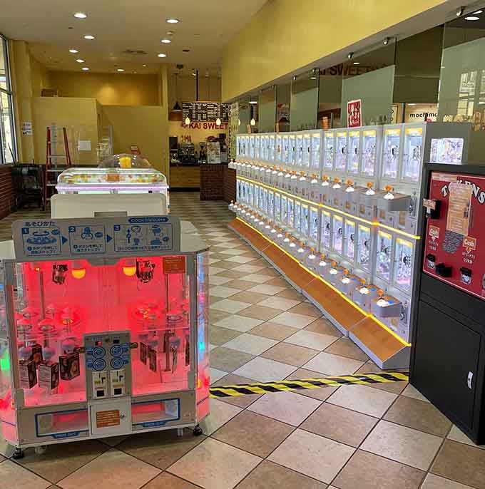 Capsule toy machines offering tiny treasures that'll make you feel like a kid again, wallet be damned.