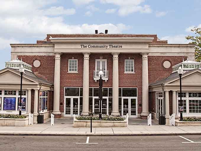The Community Theatre building has more columns than a spreadsheet and significantly more entertainment value to offer.