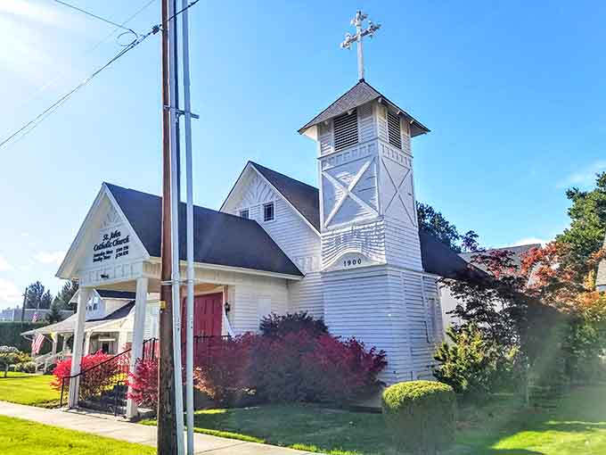 St. John Catholic Church stands as a beautiful reminder of the community's enduring faith and architectural heritage.