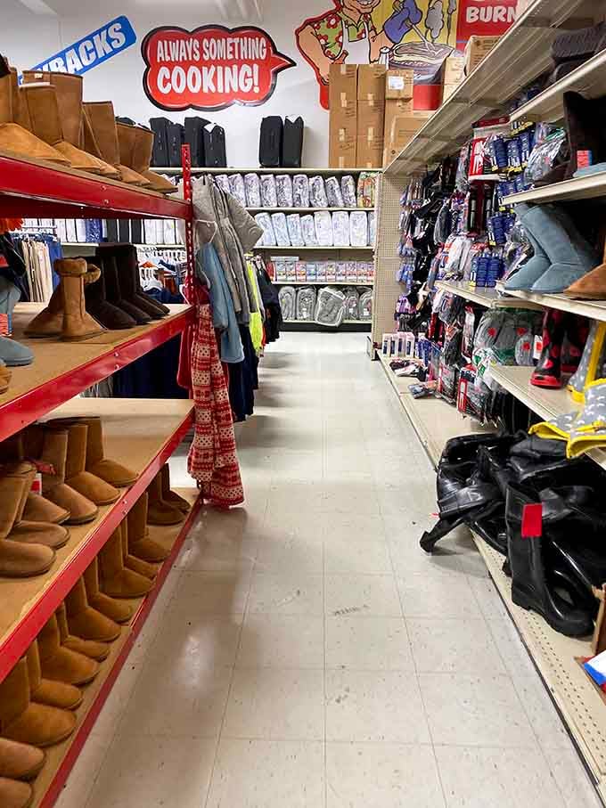 An aisle of possibilities where every turn reveals another chance to save big on quality merchandise.