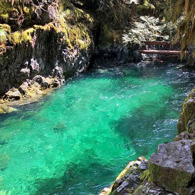 Turquoise waters framed by ancient rocks, proving that some things really do get better with serious age.