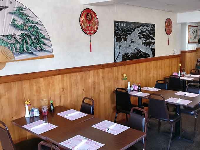 Asian-inspired decor adds international flair to the dining room, setting the stage for your multicultural culinary adventure ahead.