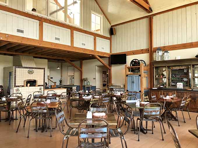 Inside, the space feels like a hug from a very sophisticated, well-traveled friend.