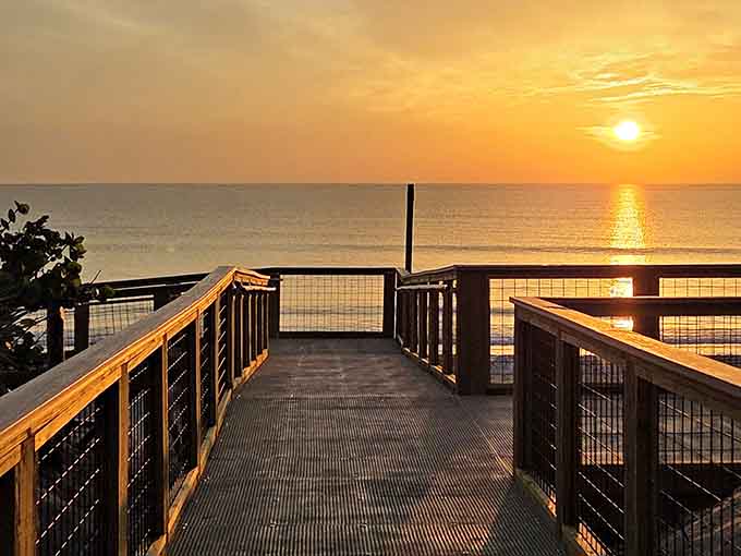 Sunset from the observation deck paints the sky in colors that make you believe in magic again.
