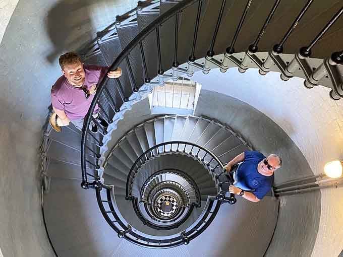 Watching visitors tackle those stairs proves that some adventures are worth a little cardiovascular challenge and determination.