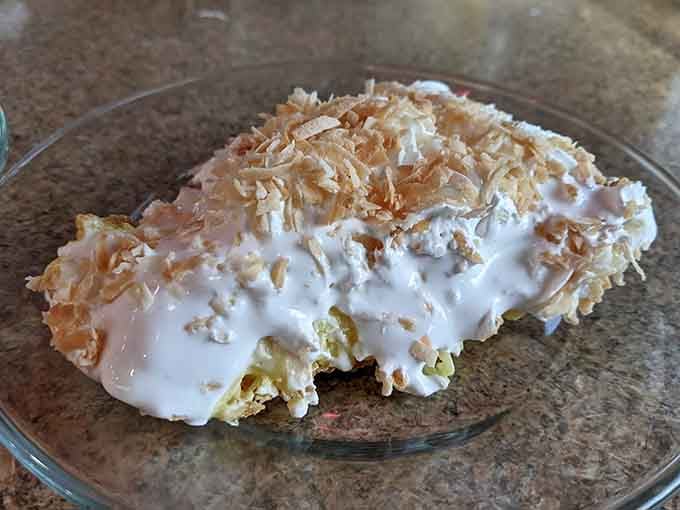 Coconut cream pie piled high with toasted coconut and meringue&mdash;because sometimes dessert is the most important meal.