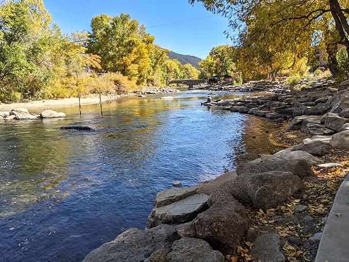 The Arkansas River running through town means nature's your neighbor, not someone who complains about noise.