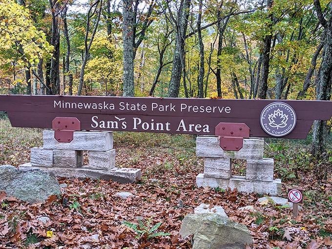 The preserve's entrance welcomes you to terrain that'll make your Instagram followers question if you left the state.