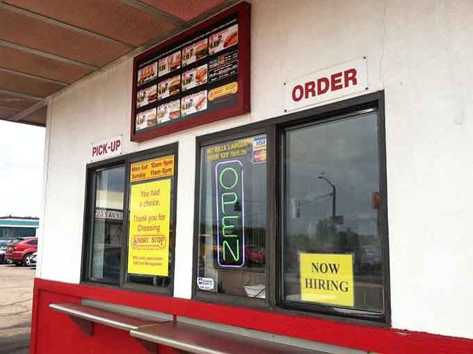 The ordering window where magic happens and hunger goes to die a happy, satisfied death.