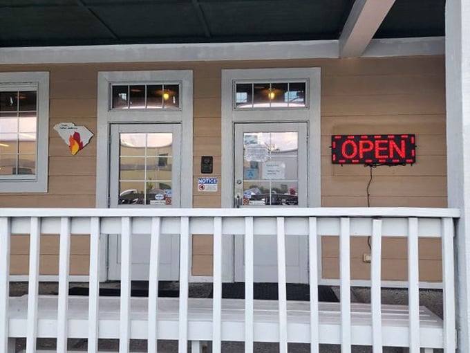 That "OPEN" sign might as well say "Your Stretchy Pants Are About To Earn Their Keep."