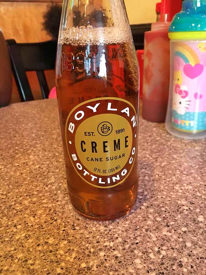 Boylan Creme Soda in a glass bottle tastes better because nostalgia is a legitimate flavor enhancer, scientifically speaking.