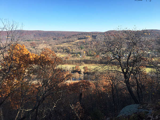 Late autumn paints the landscape in colors that make you forgive Connecticut for its brutal winters.