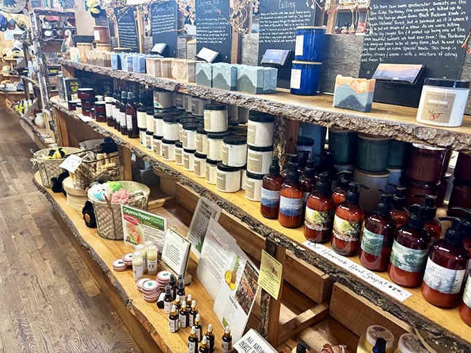Handcrafted soaps and candles that smell better than most fancy department stores could ever dream of.
