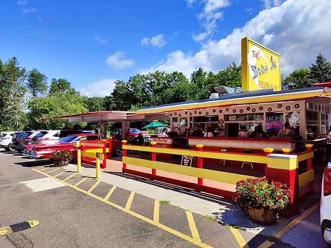 The Drive In Restaurant serves nostalgia with a side of burgers, reminding you that some traditions deserve to stick around forever.