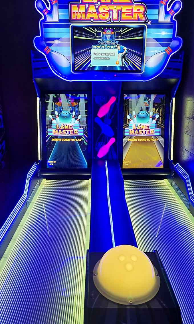 Skee-ball meets modern LED wizardry in this glowing tribute to carnival midway perfection and childhood memories.