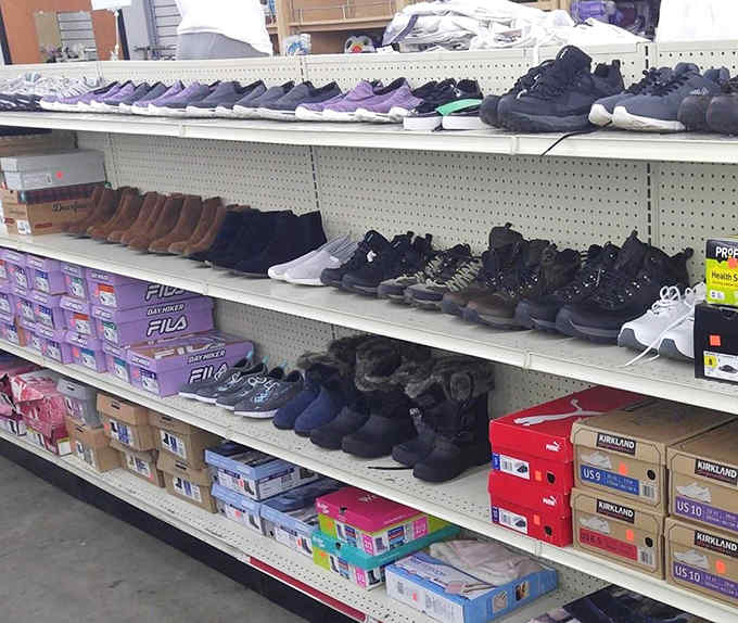 Footwear options ranging from athletic to casual, because your feet deserve comfort without the boutique price tag.