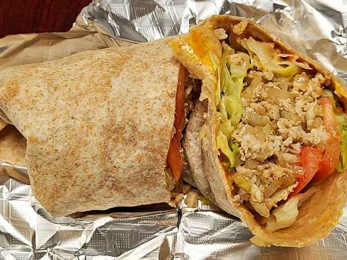Wrapped up and ready to go&mdash;portable perfection for when you need your cheesesteak fix on the move.