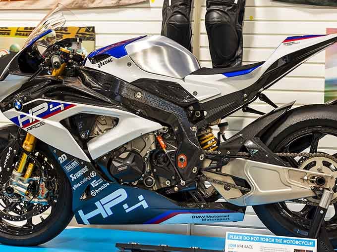 Modern racing technology on display, showcasing engineering that would make James Bond jealous of the gadgetry.