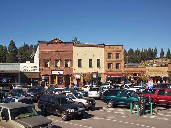 Downtown parking lots filled with adventure-ready vehicles tell you everything about who visits this mountain town.