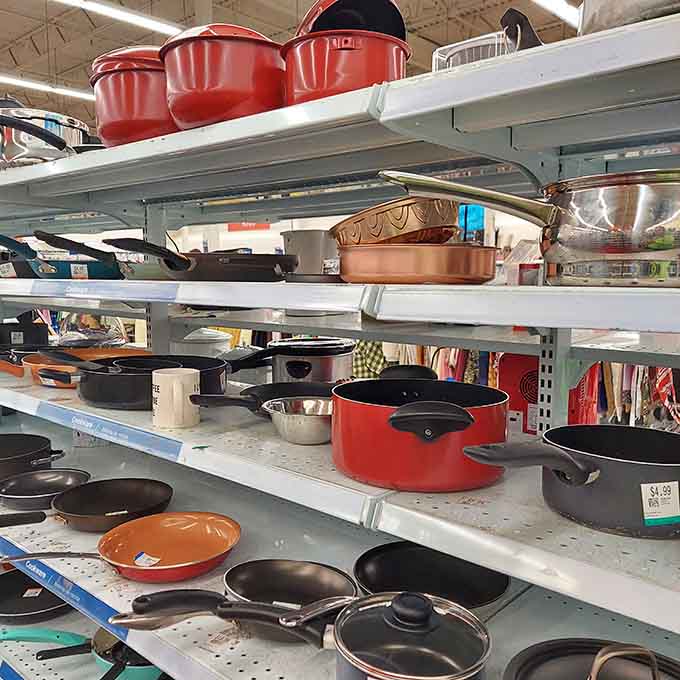 Cookware in every color and size, because someone's abandoned bread maker could be your culinary game changer.