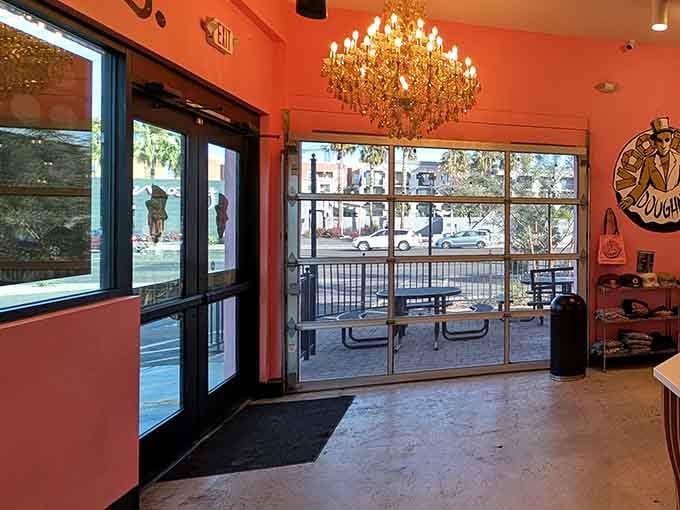 That exit view through the windows reminds you there's a whole world out there, but honestly, who wants to leave?