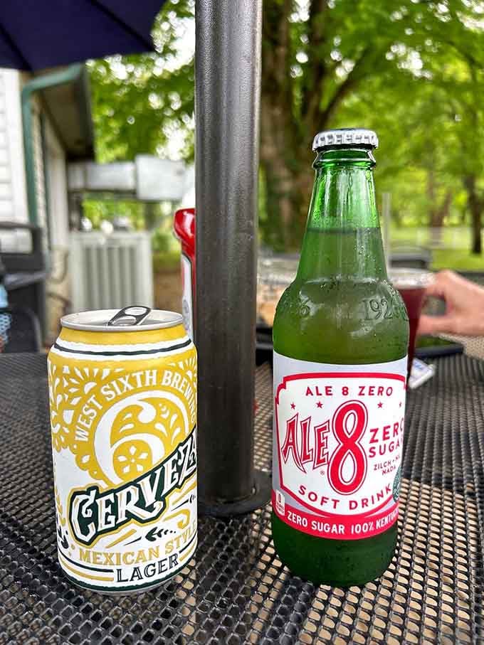 Cold drinks on a warm day at Wallace Station taste like summer vacation, no matter the season.