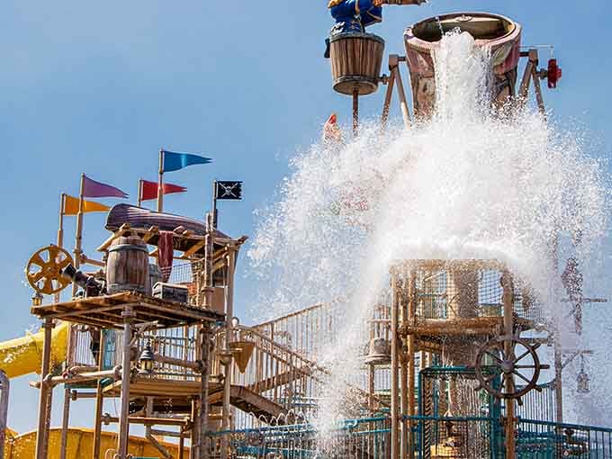 When that giant bucket tips and unleashes a waterfall, it's like Mother Nature hitting the refresh button.