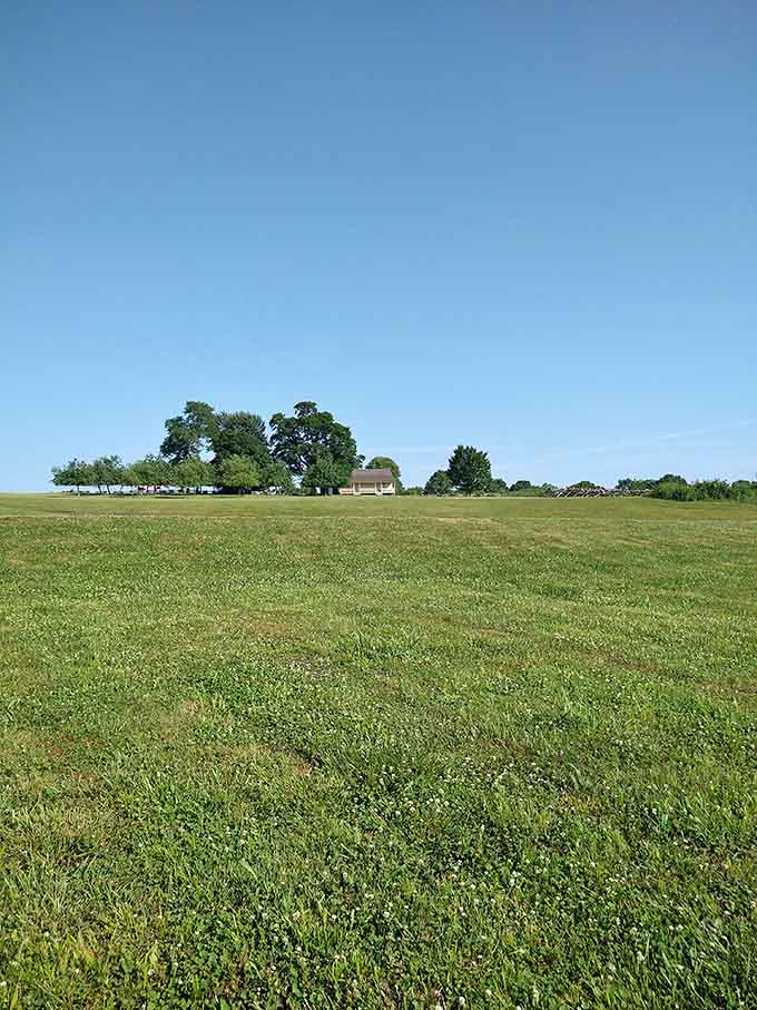 The Ray House sits quietly on its hill, having witnessed more history than most buildings ever will.